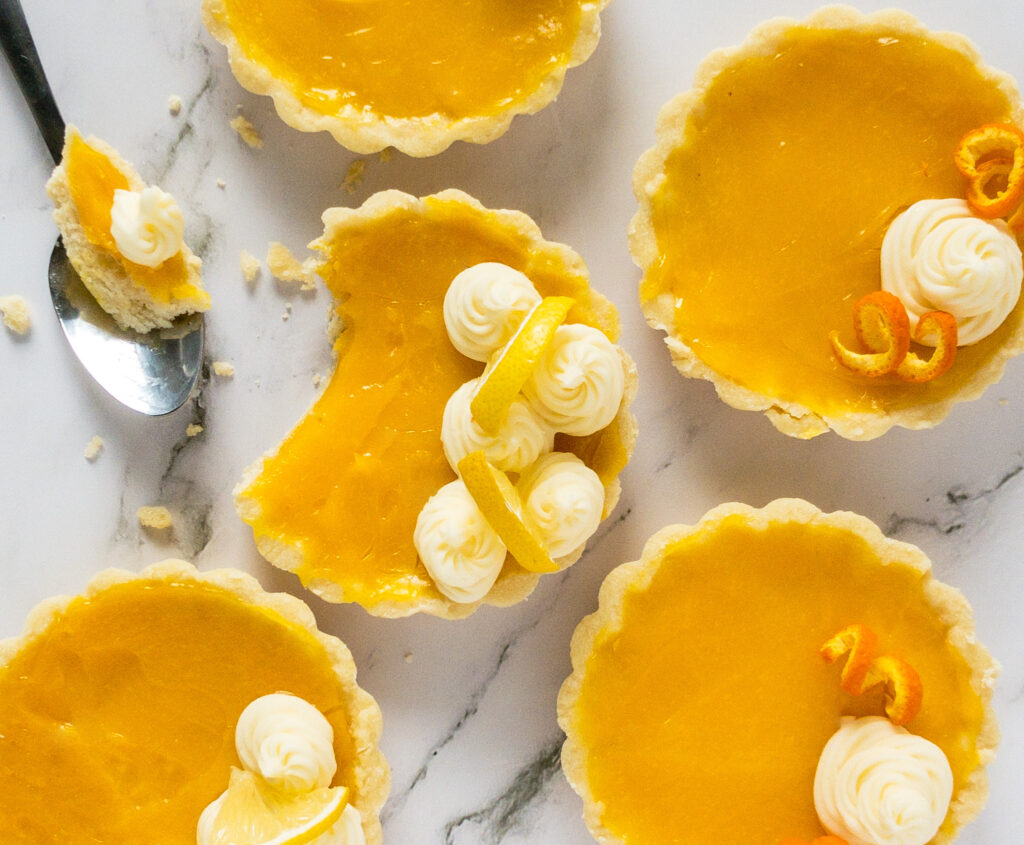 Mini Lemon and Orange Tarts Recipe Review - cookreadreview